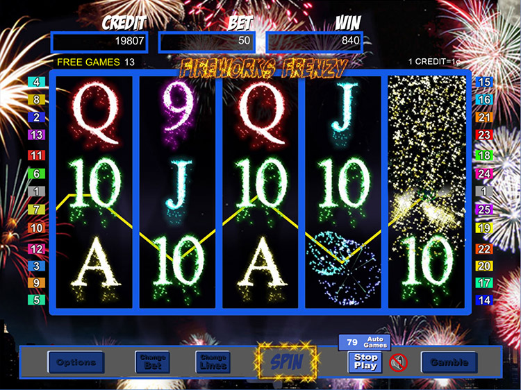 Play Fireworks Frenzy at Slingo | Online Slots and Casino