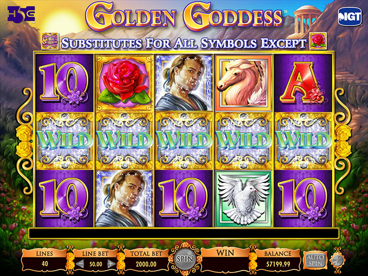 Play Golden Goddess at Slingo | Online Slots and Casino