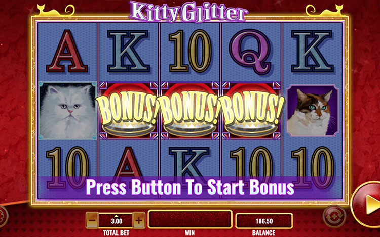 Play Kitty Glitter Slot Machine at Slingo | Online Slots and Casino