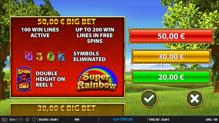 Play Rainbow Riches Drops of Gold Slot Machine at Slingo | Online Slots ...