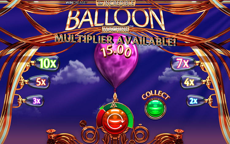 Play The Incredible Balloon Machine at Slingo | Online Slots and Casino